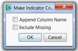 Solved: Control indicator column options using JSL - JMP User Community