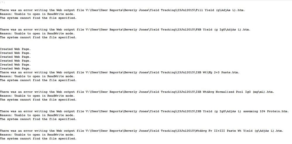 Solved: Reason: Unable to open in ReadWrite mode. - JMP User Community