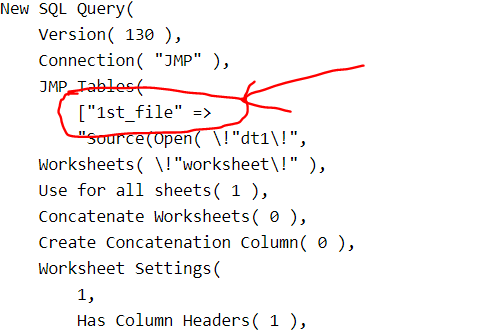 Reference Table file name in SQL query - JMP User Community