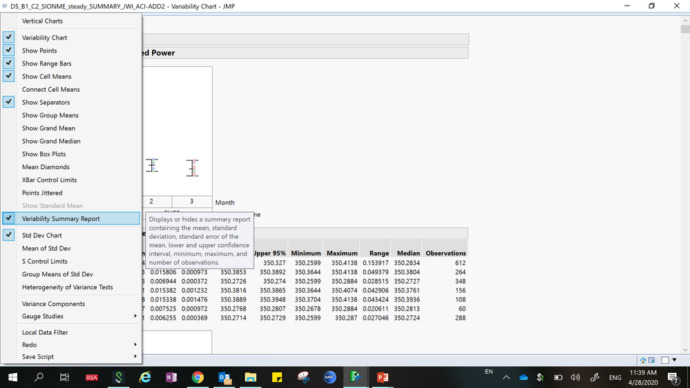 Solved: Add Variability Summary Report to All Open Variability Graphs - JMP User Community