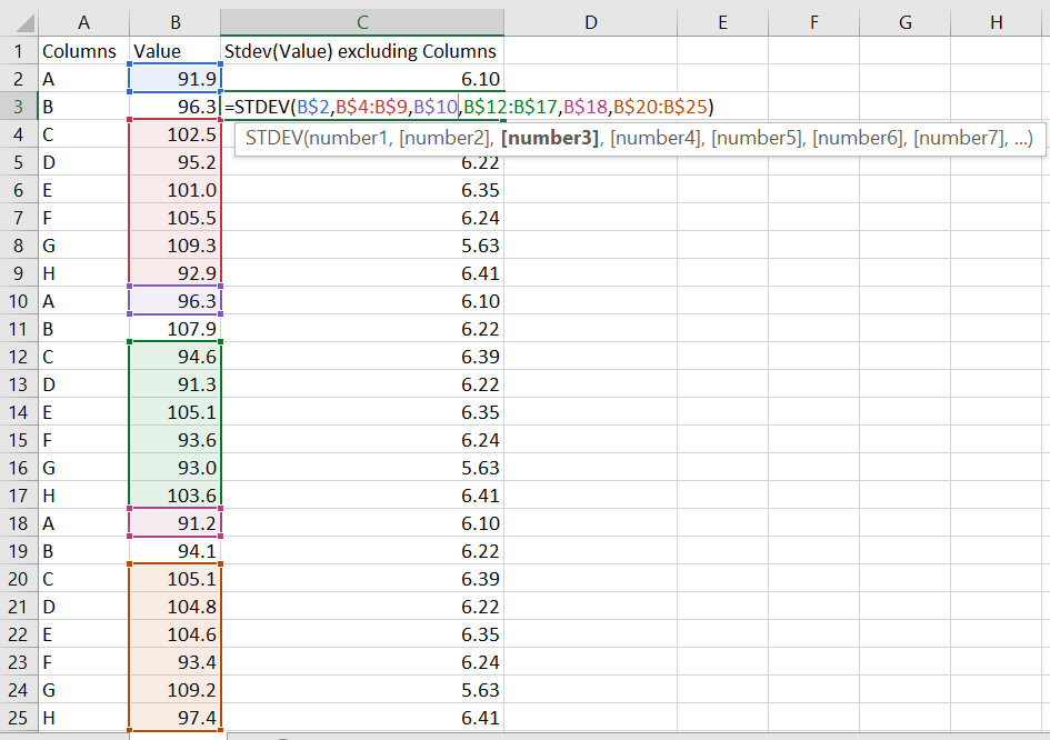 Solved: Excluding Rows based on Row Character in a Column Formula - JMP User Community