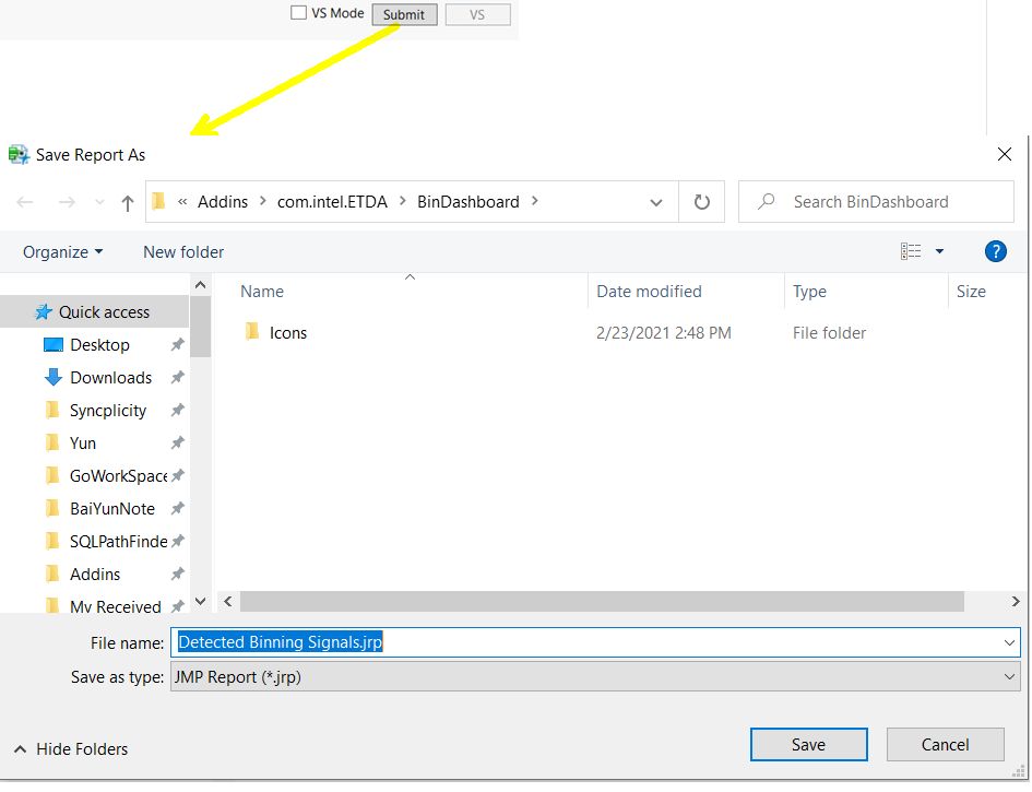 How To Trigger A Button To Open Save File Windows Explore Via Jsl Jmp User Community