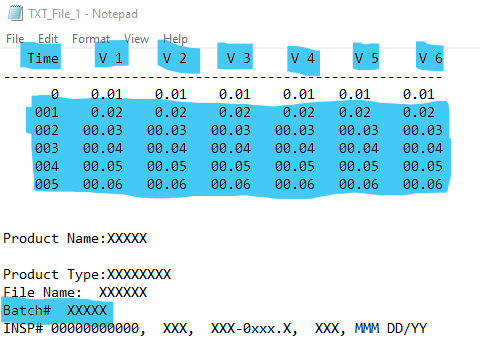 Help on script to import multiple TXT files and removing certain data JMP 15 - JMP User Community