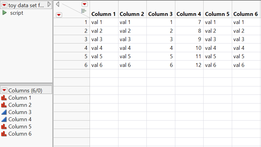 Solved: From a Selection of Column Names, how do I modify the resulting column name list - JMP ...