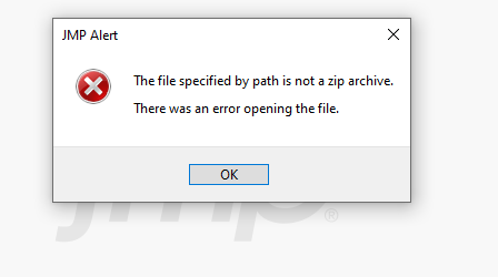 Solved: can't access files in JMP project that i've been working on for a long time - JMP User ...