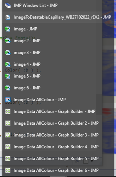 Solved How To Close Multiple Images Loaded After Obtain The Data Table Using Jsl Jmp User