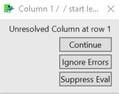 Solved: Error message when closing home made application via button ("Unresolved Column ...