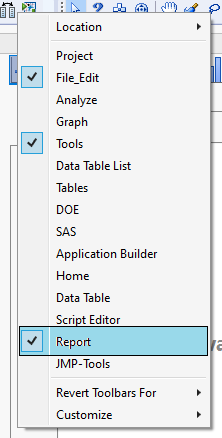 Add feature to see the name of toolbars on hover over / right-click - JMP User Community