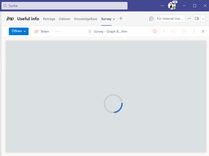 interactive html in Teams Channels - JMP User Community