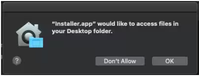 An Access Control Request pop-up message appears when you install JMP® on macOS - JMP User Community