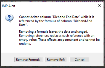 Workflow and Alert to record delete columns which are referenced to another colu... - JMP User ...