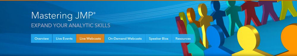 The Mastering JMP® series offers webcasts for JMP® users ready to grow their ski... - JMP User ...