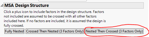 Solved: Setting up a Nested and Crossed MSA Gauge R&R Analysis - JMP User Community