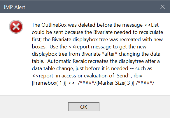 Automatic recalc - JMP User Community