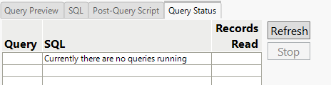 Solved: Query status - JMP User Community