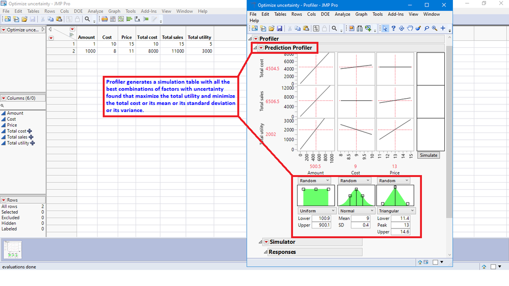 Could JMP optimize factors with uncertainty? - JMP User Community