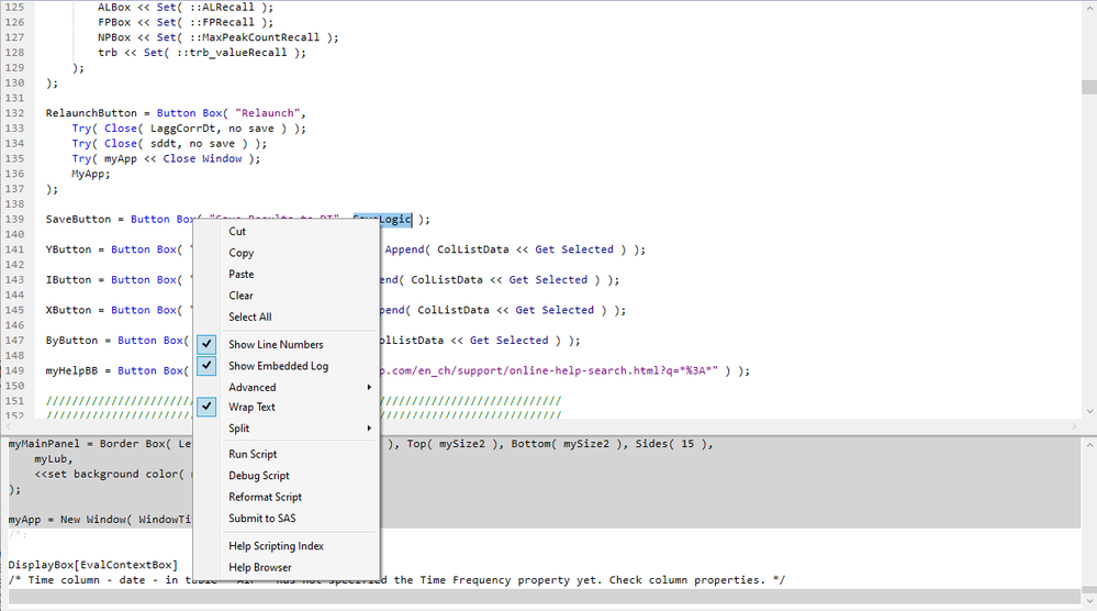 JSL Editor "Go To" functionality - JMP User Community