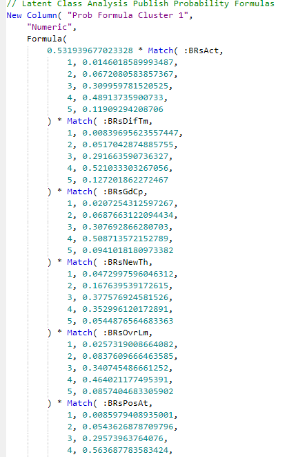 Lca Appears To Treat Ordinal Variables As Nominal Jmp User Community