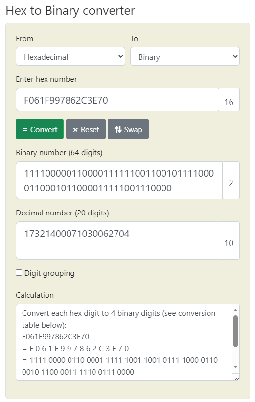 Solved: Hex to Binary - JMP User Community