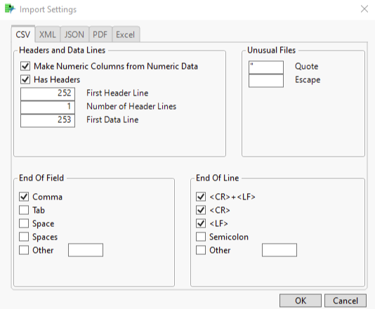 Import data from multiple cells using 'Multiple File import' - JMP User Community