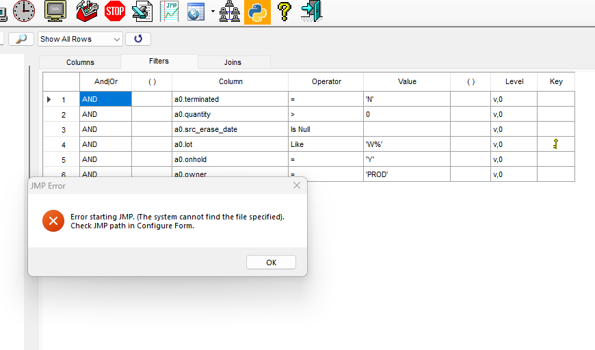 Error Starting JMP - JMP User Community