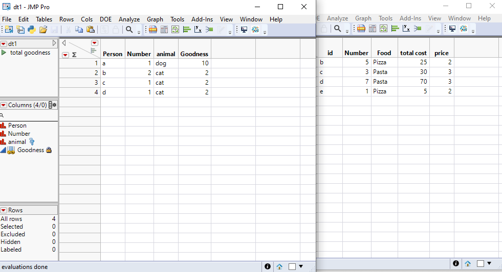 Merging tables with virtual joins - JMP User Community