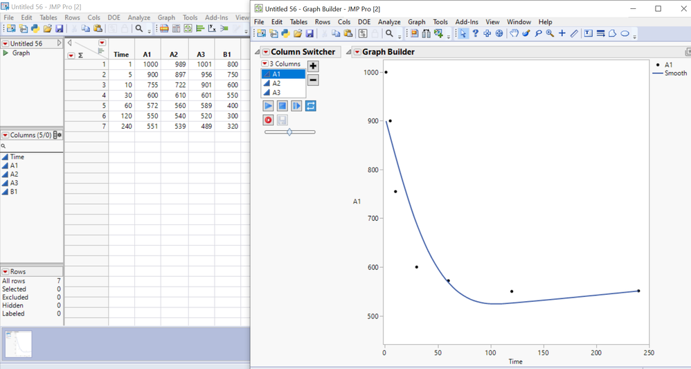 Solved How Can I Create A Column Switcher In A Final Merged Data Table