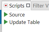 Solved: Disable "Update Table" script? - JMP User Community