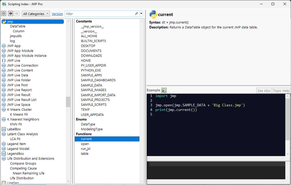 Solved Re Jmp Python Script Editor Jmp User Community