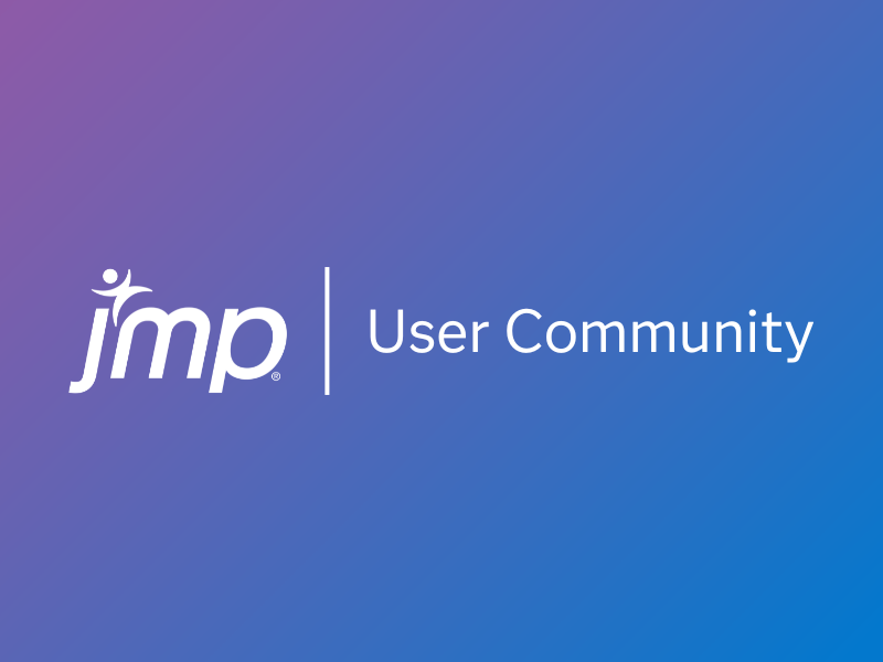 Creating Scripts Automatically and Saving Scripts - JMP User Community