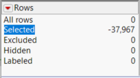 Row selection includes negative quantity and rows that cannot be ...