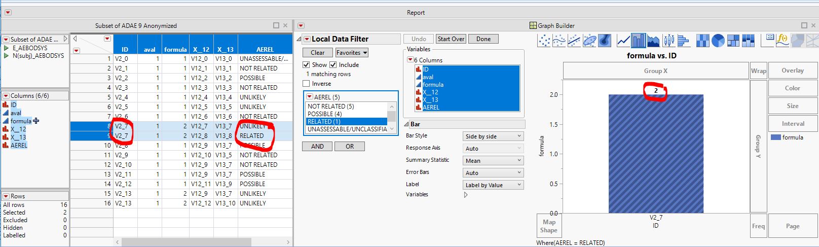 Solved Re Evaluate A Formula For A Report Based On The Subset On The Data Selected In L