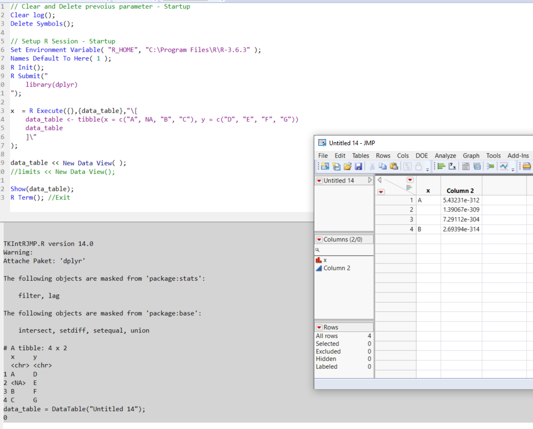 How to work with R tibble objects - JMP User Community