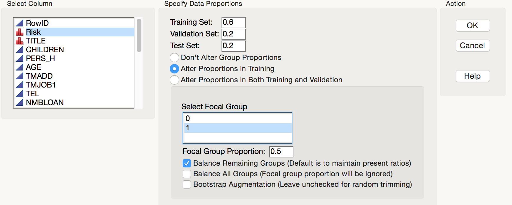 Stratified Data Partitioning (with balancing options) add-in. - JMP ...