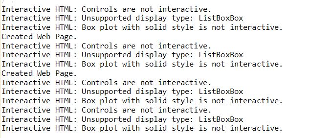 Filtering data in JMP Interactive HTML