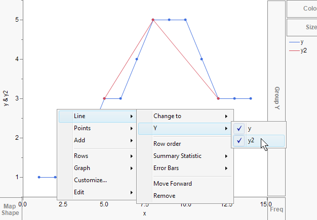 Solved: Hiding points (but not lines) in JMP10 Graph Builder and other troubles - JMP User Community