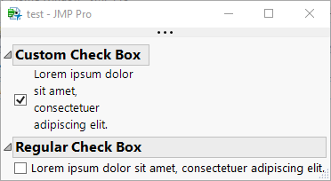 JSL Check Box Set Size - JMP User Community