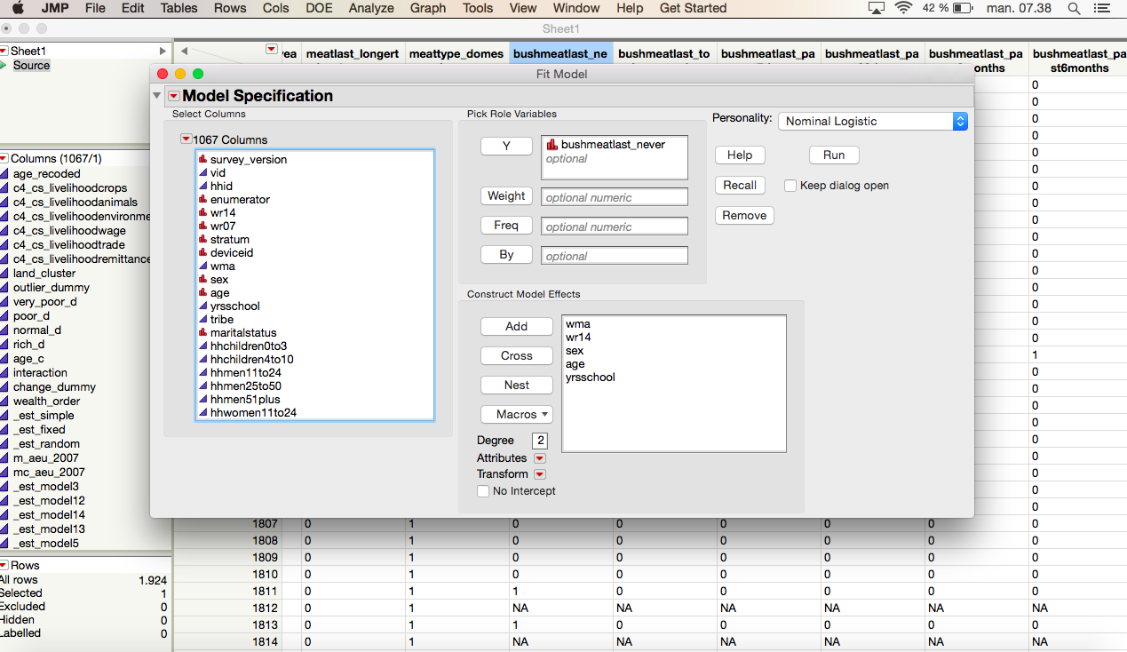 Analysis by specific rows - JMP User Community