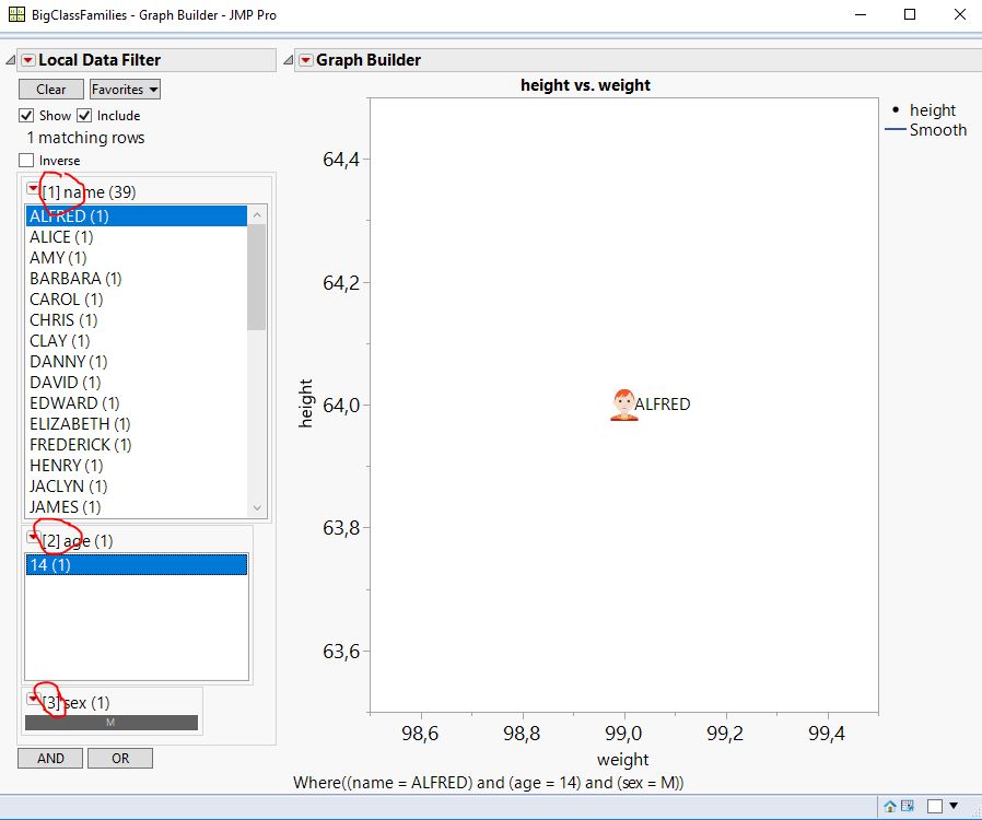 Solved: How do I change the Local Data Filter conditional order within Graph Builder - JMP User ...