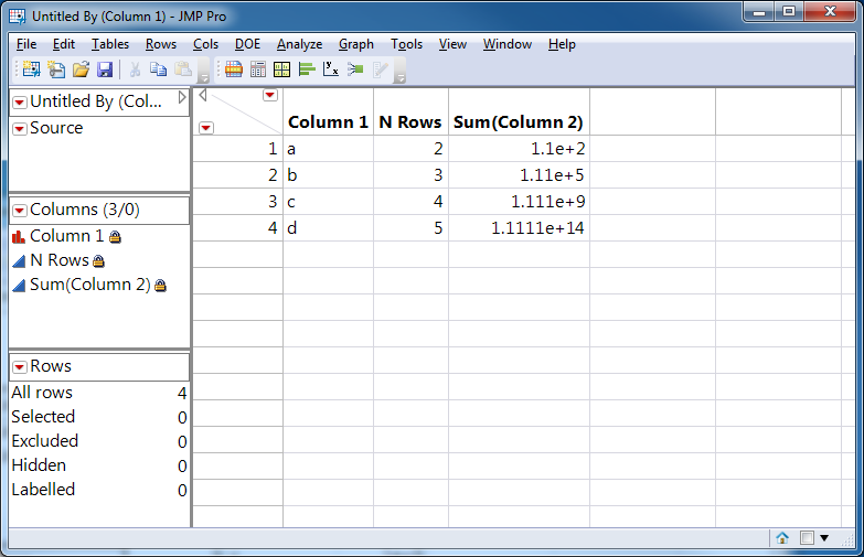 How can I calculate by Functions? - JMP User Community