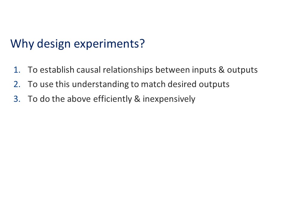 Modern Design of Experiments for Rapid and Active Learning - JMP User ...