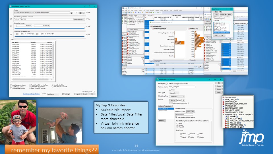 The Fun Part: My Favorite Things About JMP® 14 ( US 2018 214 ) - JMP ...