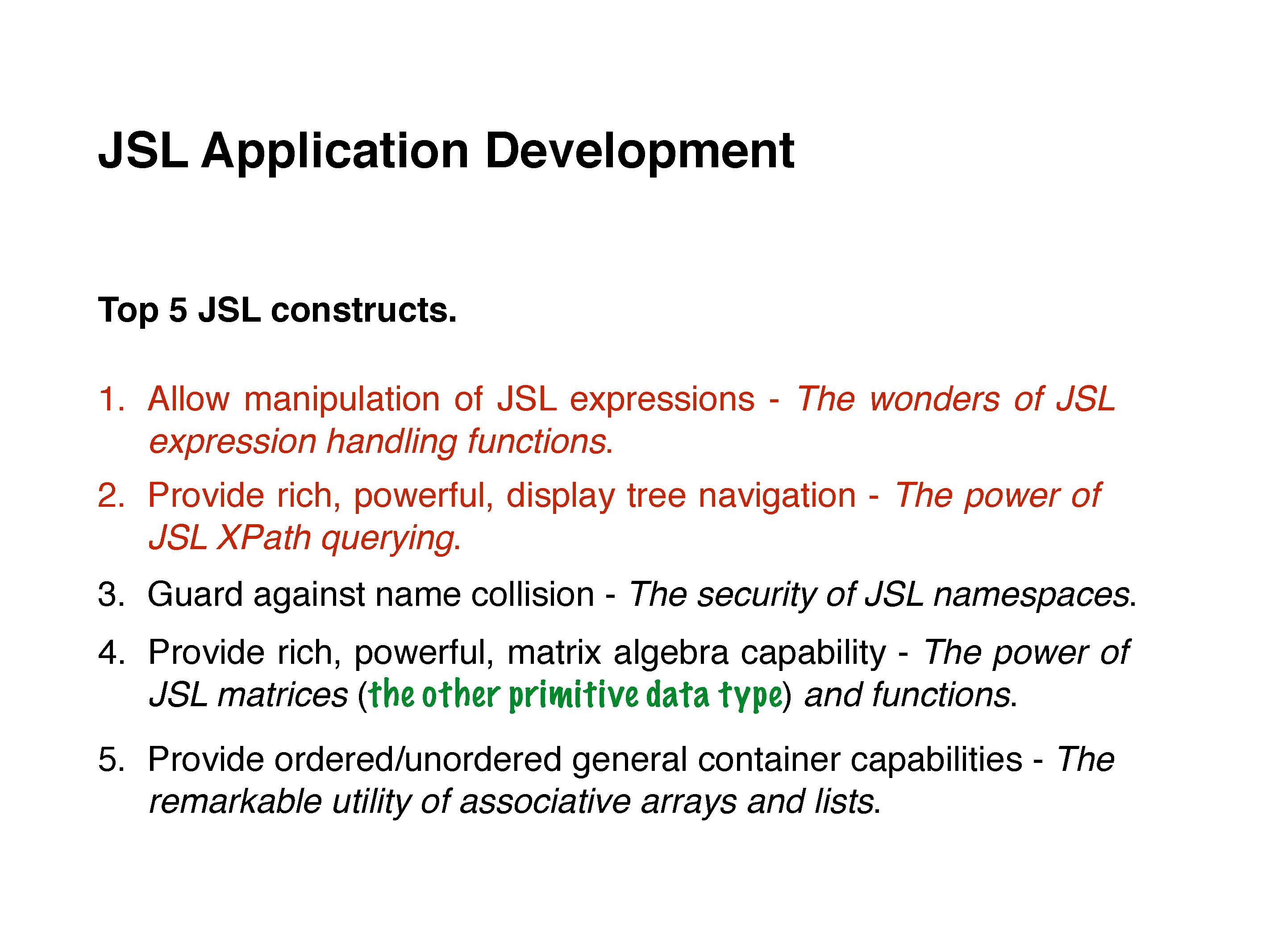 Tutorial Using Jsl To Develop Efficient Robust Non Trivial