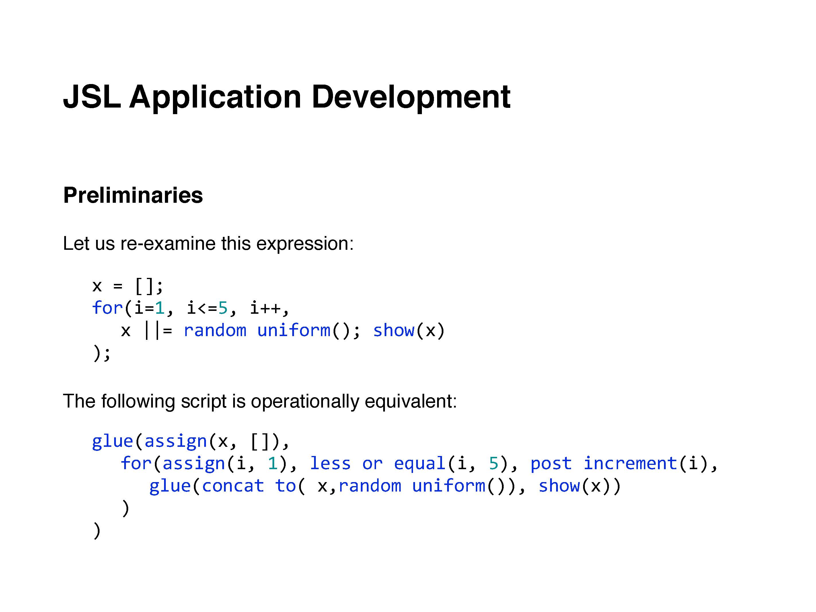 Tutorial - Using JSL to Develop Efficient, Robust, Non-Trivial ...