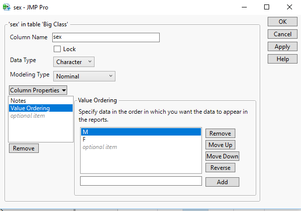 Solved: Graph Builder: how to change order of group x variables - JMP ...