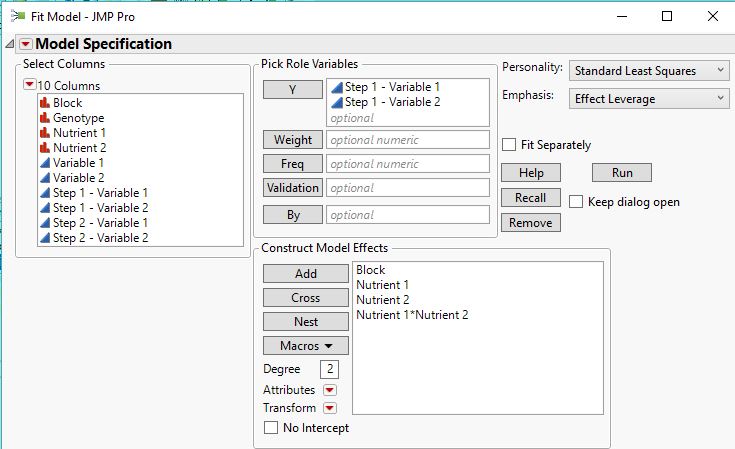 Solved How Can To Remove The Variation Of A Factor From Data Responses In A Factorial D
