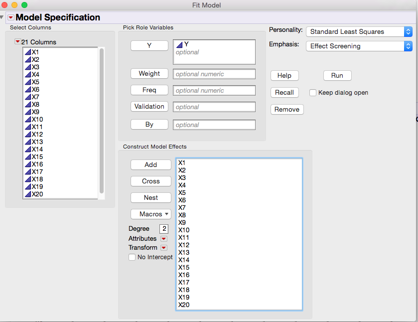 Solved: How do I generate a 'main effects' plot? - JMP User Community