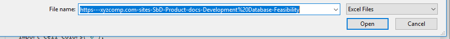 Solved Jsl Obtaining Access To Excel File In Sharepoint Jmp User Community
