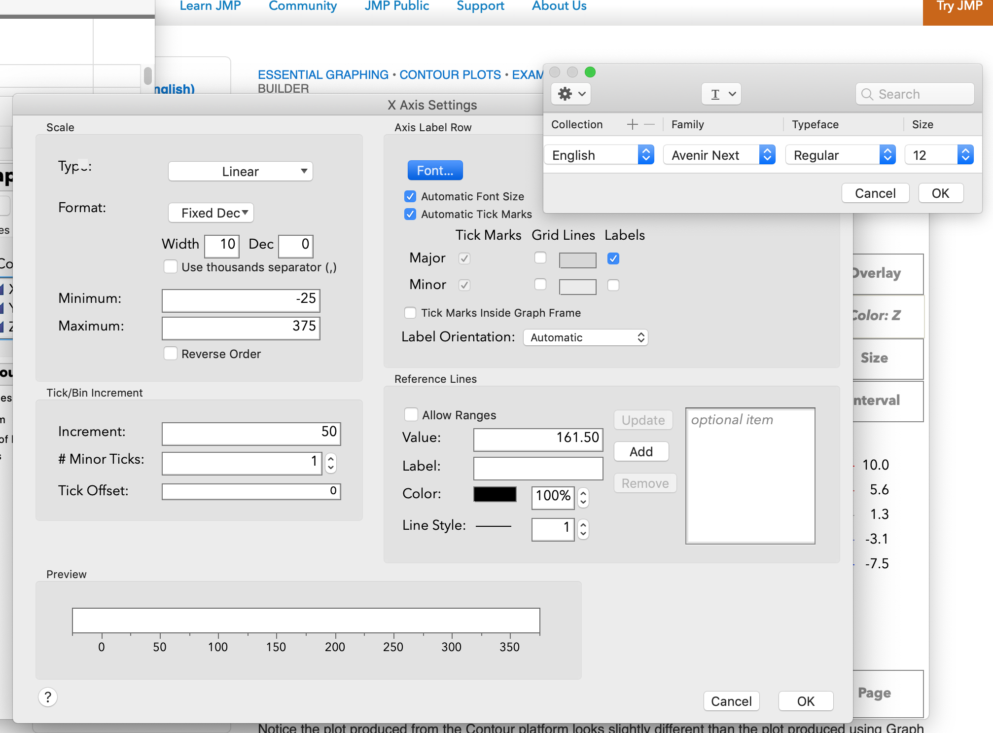 How to modify contour plot? - JMP User Community