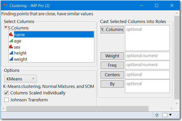 Solved: JMP 12 and JMP 14 K means cluster difference - JMP User Community
